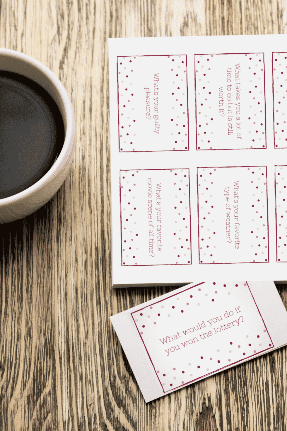 How to Use Conversation Starter Cards - The Printable Pair