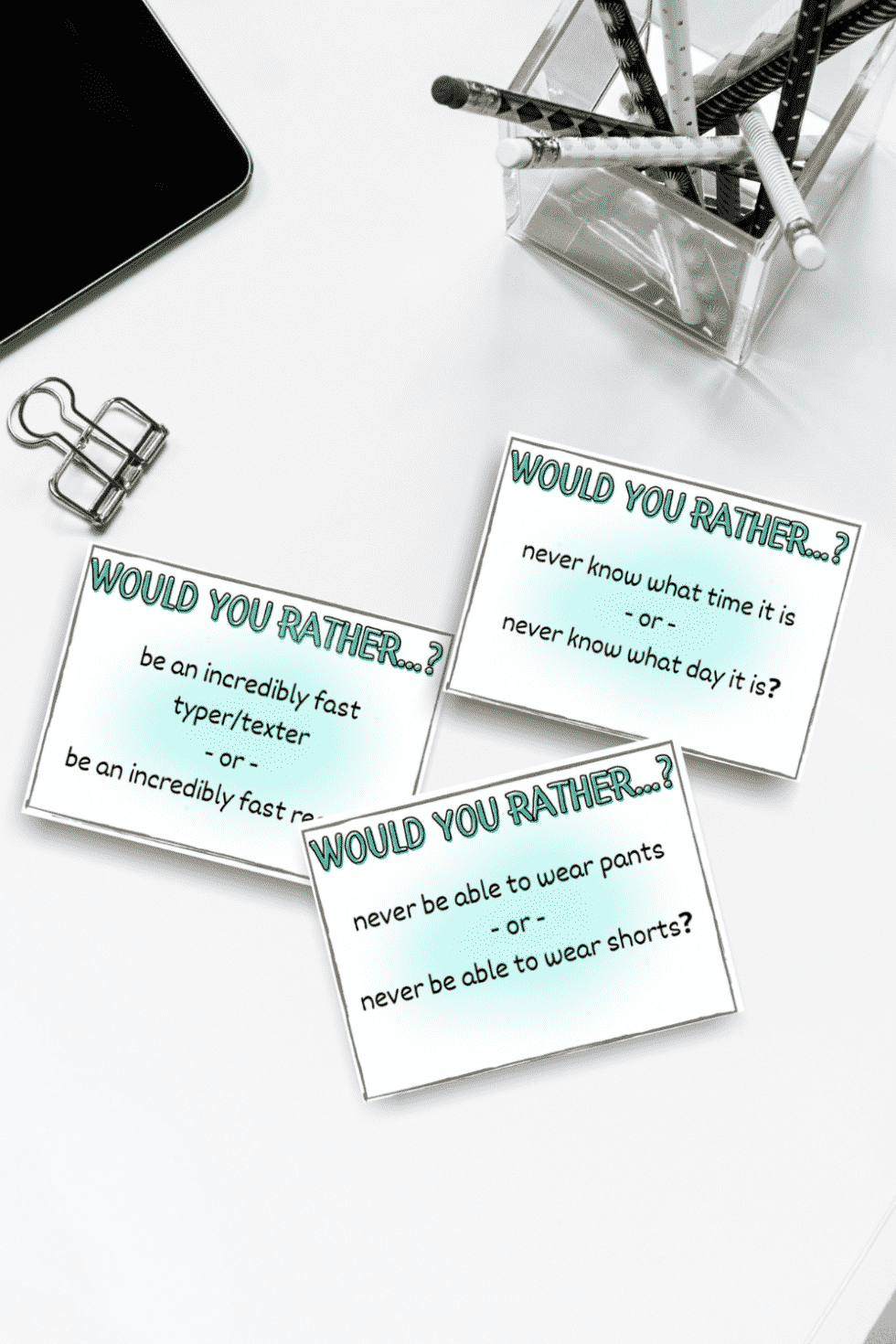 How to Use Conversation Starter Cards - The Printable Pair